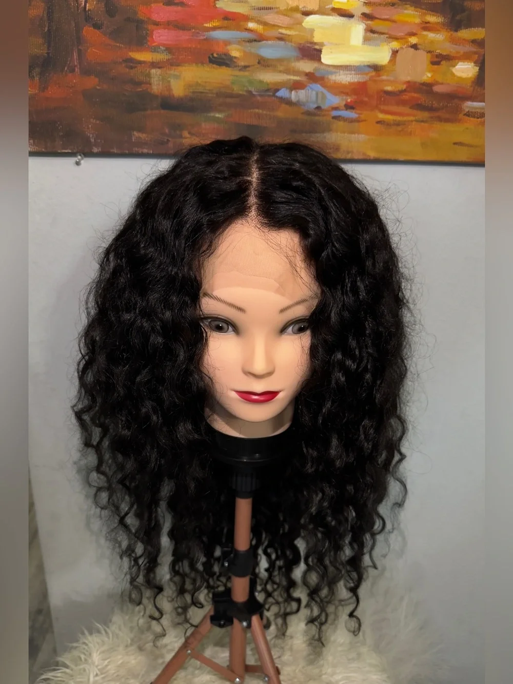 Hair | Human Hair Brazilian Jerry Curly 13x4 Lace Front Wig 20 Density ...